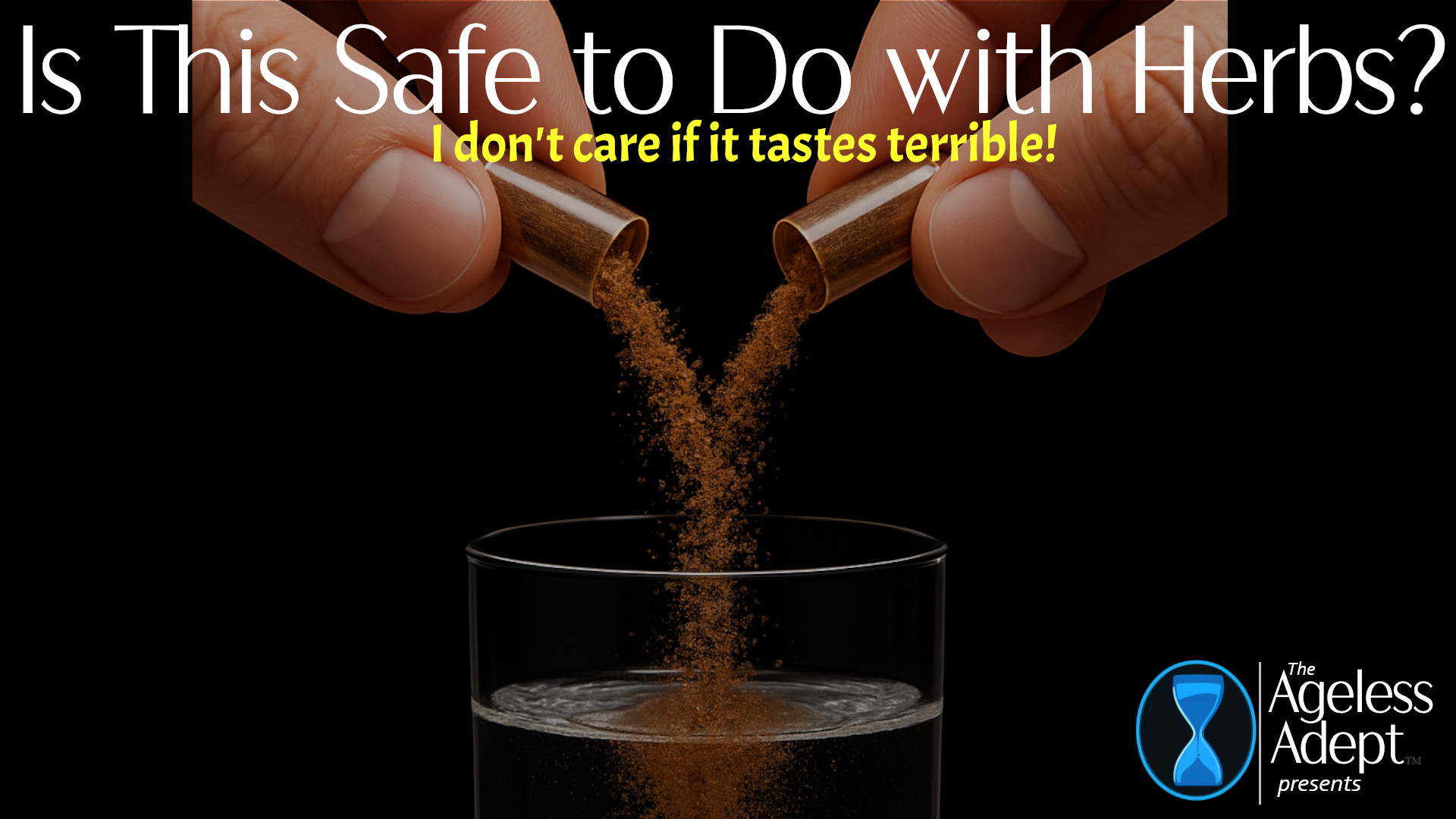 Is It Okay To Empty the Supplement Capsules Into Liquid? – The Ageless ...